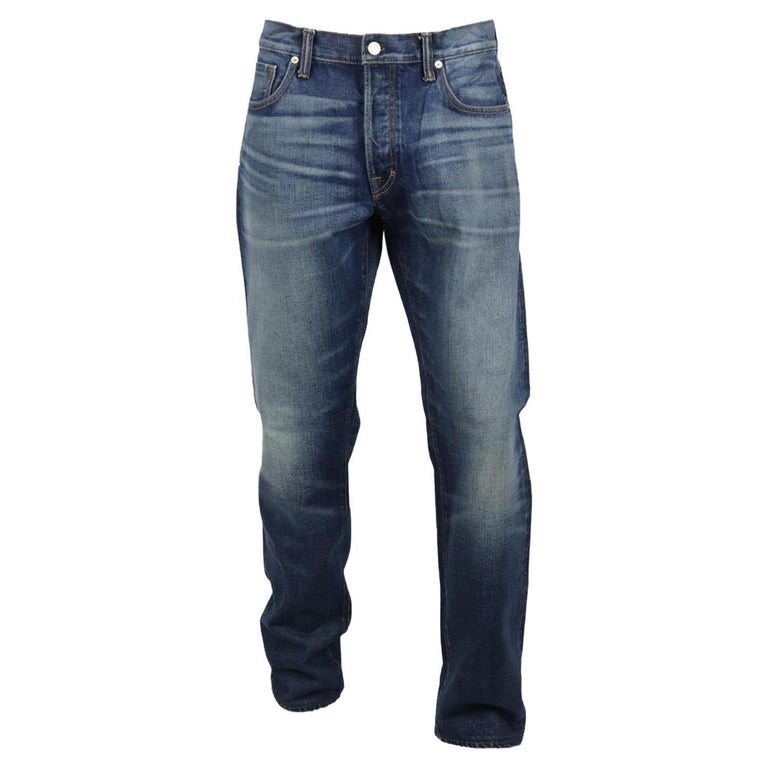Tom Ford Men's Straight Leg Denim Jeans Uk/us Waist 34 For Sale at 1stDibs