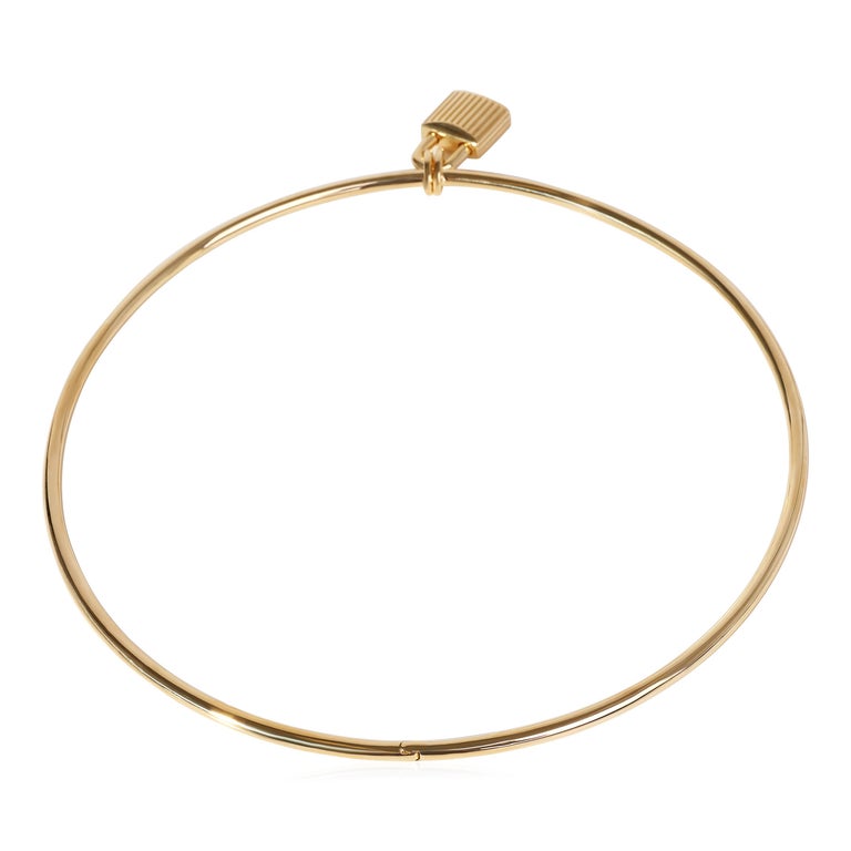 Tom Ford Padlock Choker Necklace in 18k Yellow Gold For Sale at 1stDibs