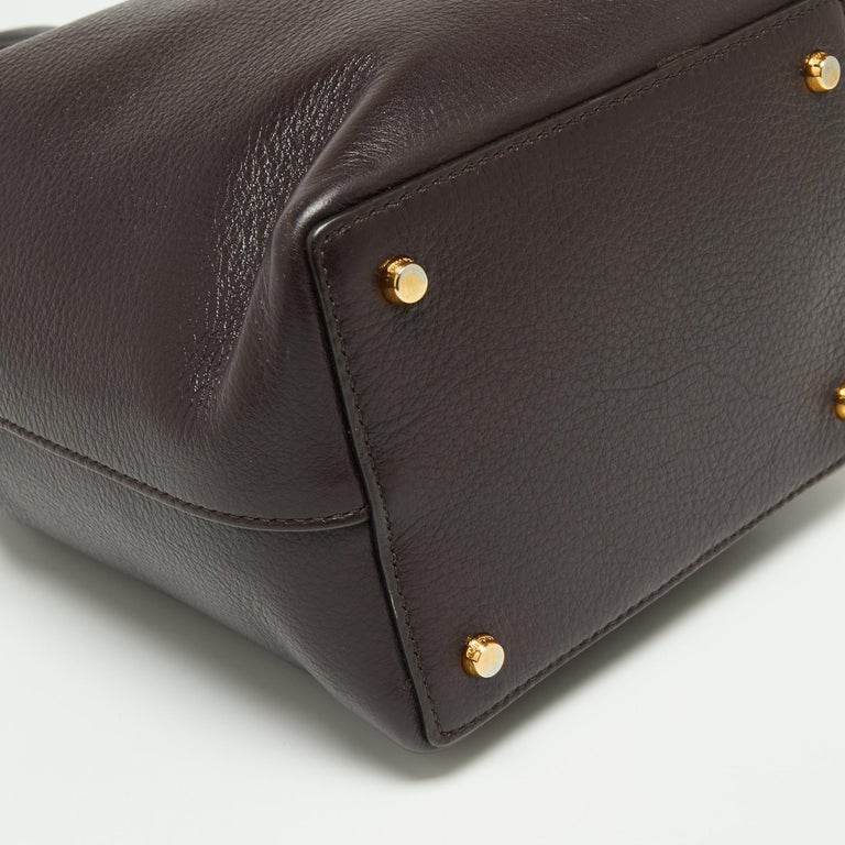 Tom Ford Prune Leather Double Tassel Bucket Bag For Sale at 1stDibs