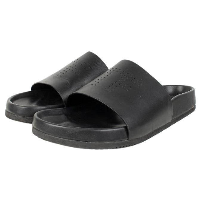 Tom Ford Slippers Men Letaher Sandals Shoes For Sale at 1stDibs