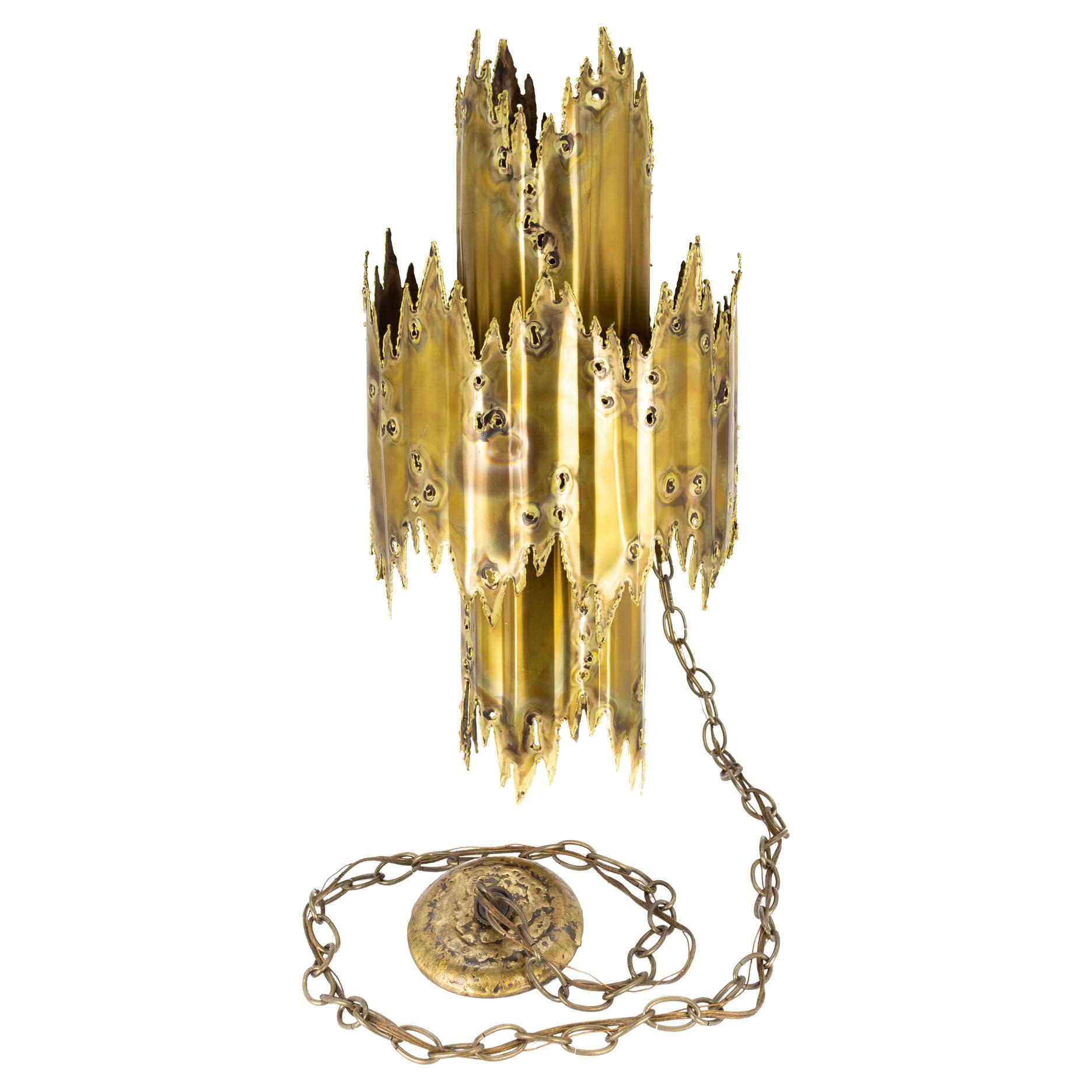 Tom Greene Brutalist Chandelier at 1stDibs