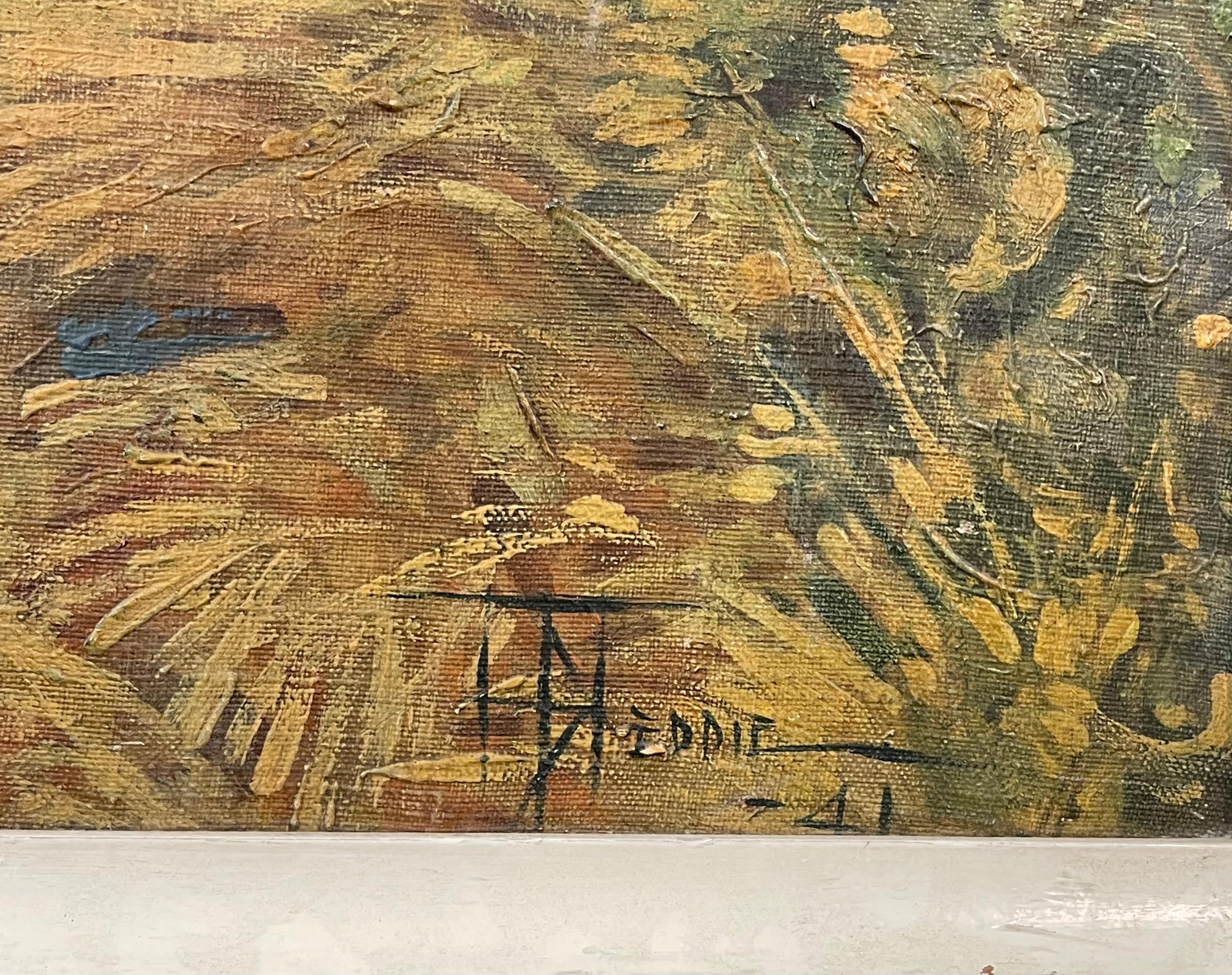 Tom Hutchinson Peddie Pair of Signed Landscape Painting For Sale at ...