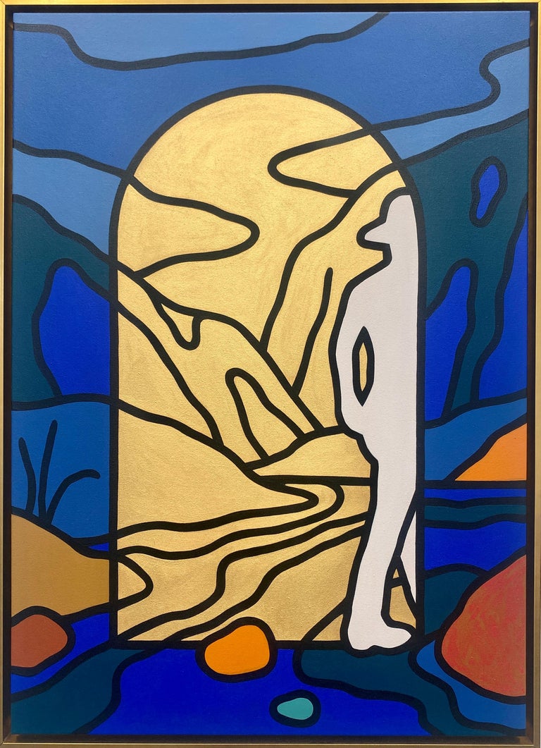 Tom Jean Webb - Footsteps Forever, Contemporary Landscape Painting ...