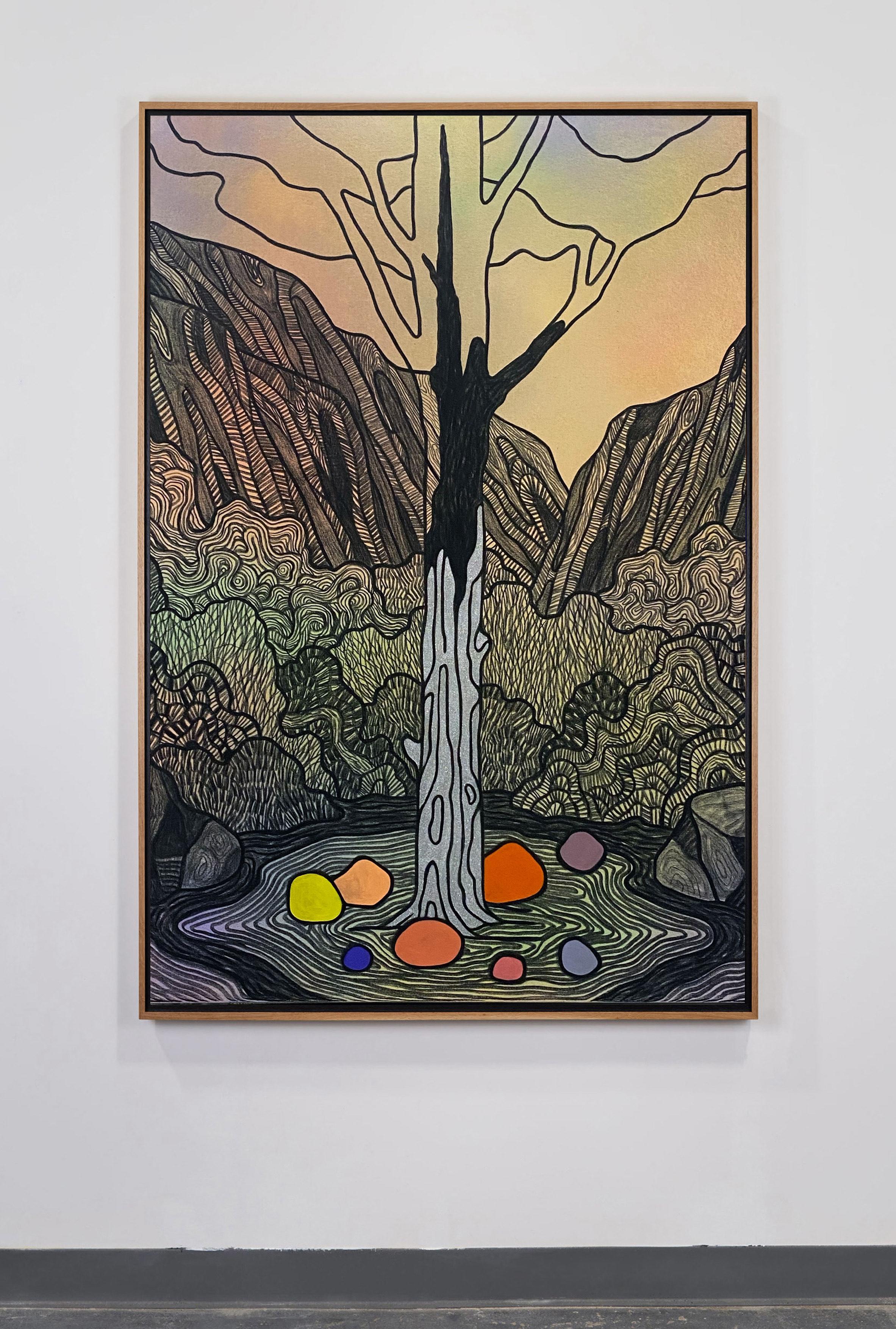 Tom Jean Webb - See Me Come Back Around, Contemporary Landscape ...