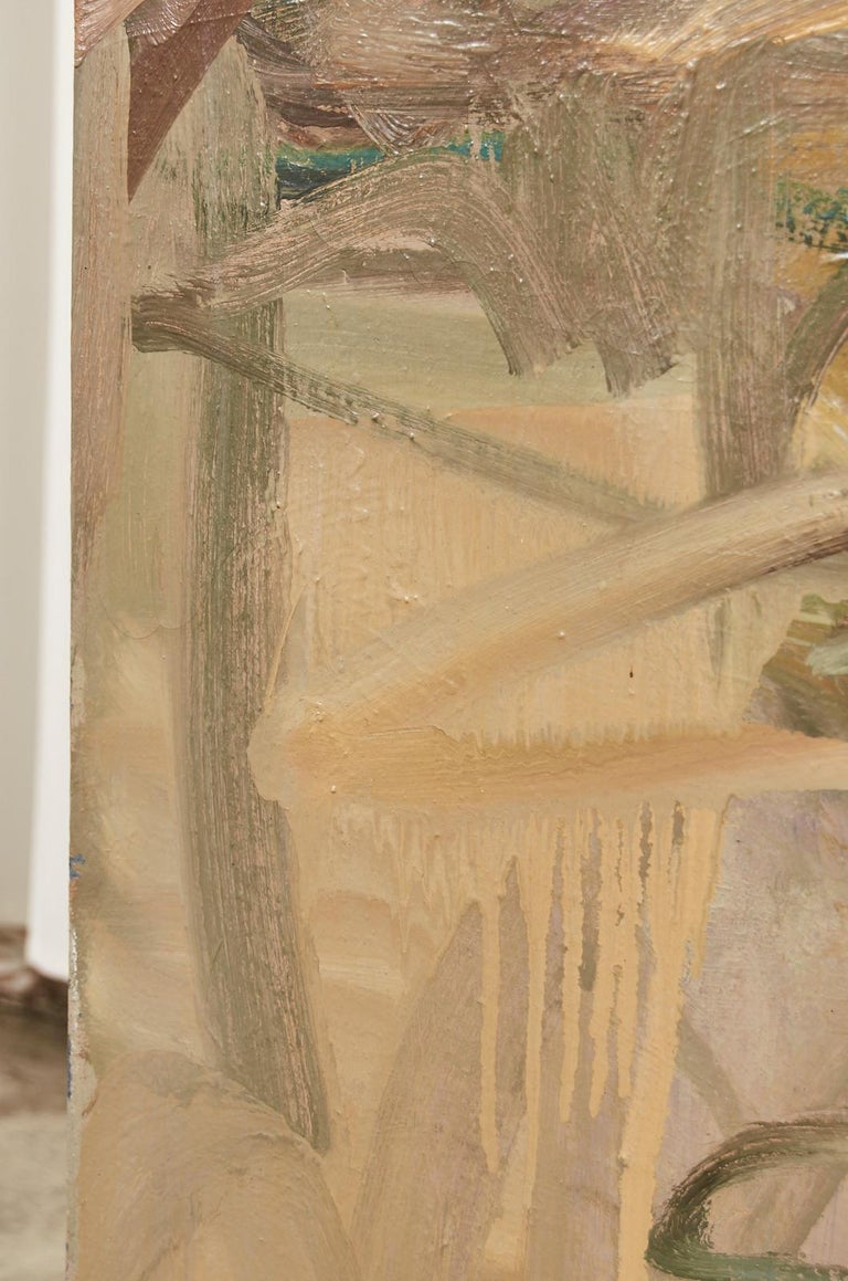 Tom Lieber "Caldron" 1992 Large Abstract Painting For Sale at 1stDibs