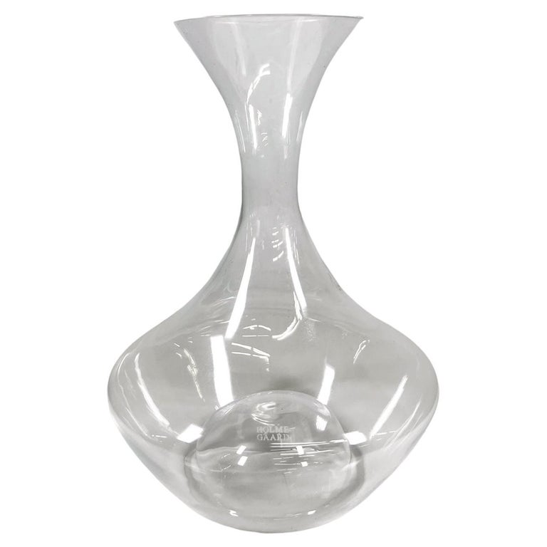 Tom Nybroe Sculptural Wine Decanter Glass Carafe Danish Design ...
