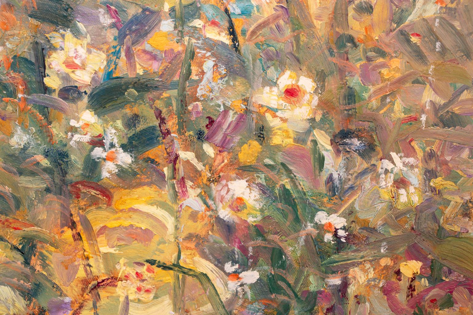 Tom Perkinson - "1940 - Summer Flowers" Original Acrylic on Canvas by ...