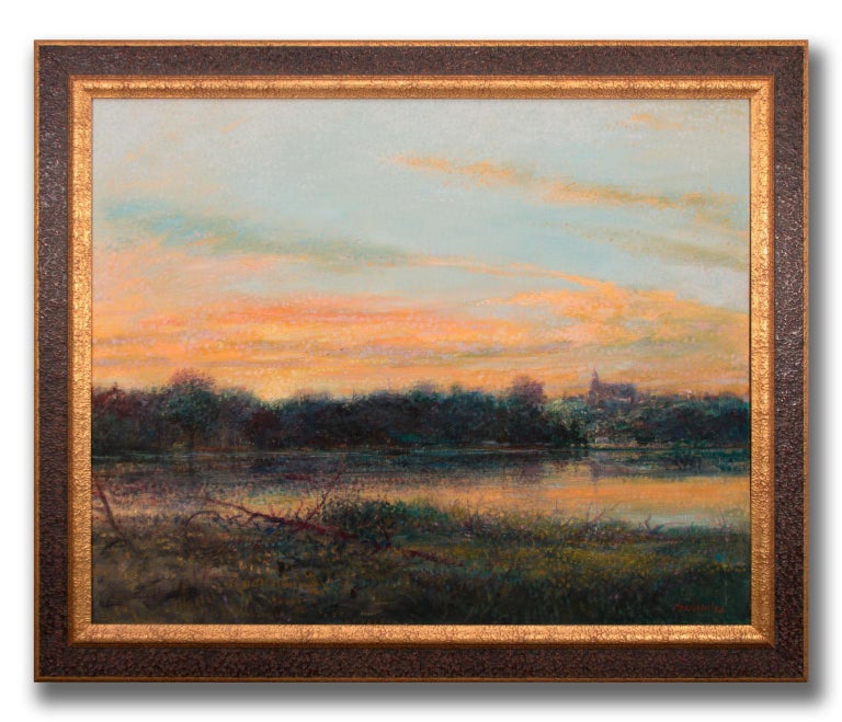 Tom Perkinson - Large 4-Foot Acrylic on Canvas Realist Painting by Tom ...