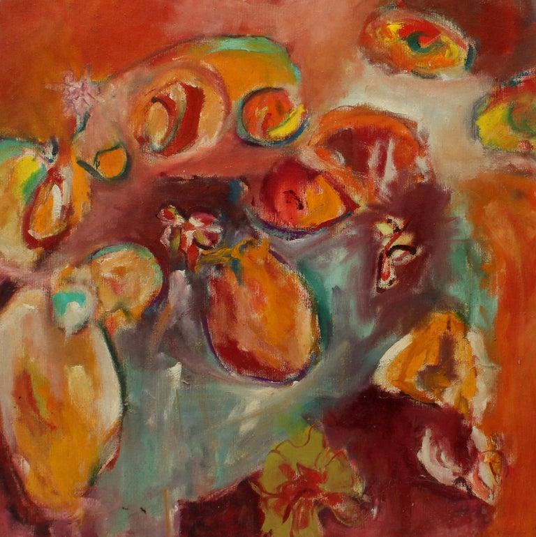 Toma Yovanovich - Mid Century Modern Oil Painting Abstract ...