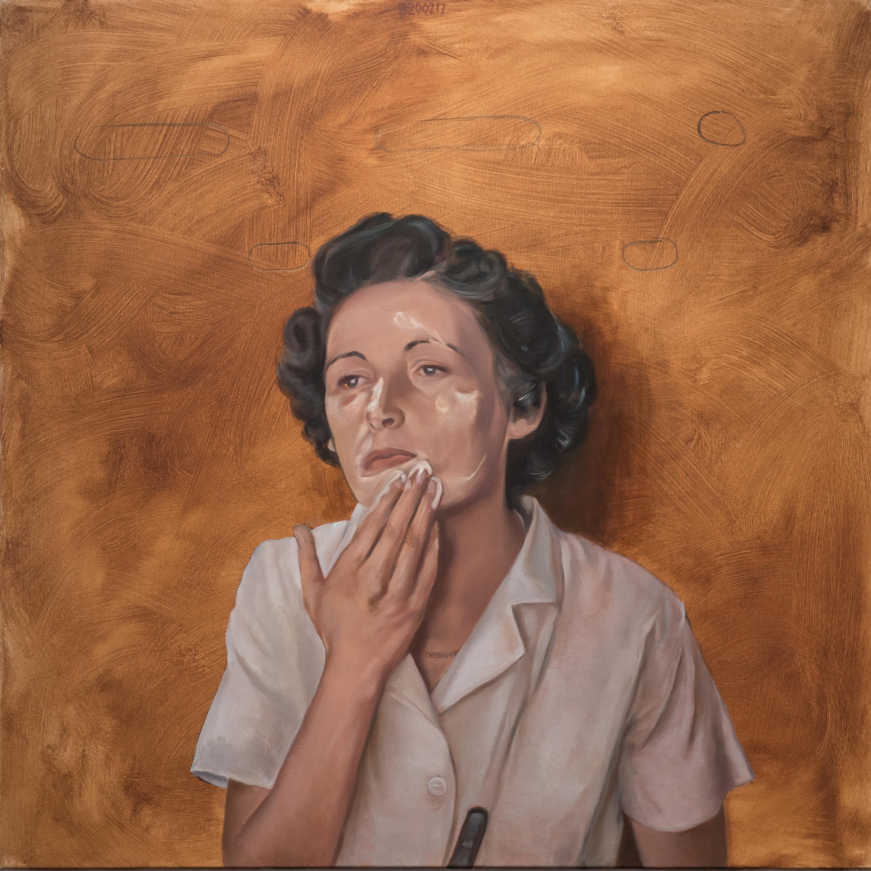 Elie Shamir - portrait of a man For Sale at 1stDibs | eli shamir artist