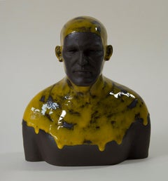Pavel Amromin - Stephan, Raku Fired Ceramic at 1stDibs