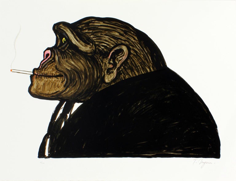 Tomi Ungerer - "Untitled" serigraph by artist Tomi Ungerer from the ...