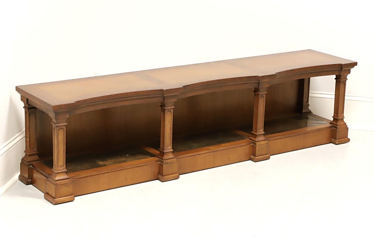 TOMLINSON 1960's Neoclassical Low Console Table / Media Stand For Sale at 1stDibs