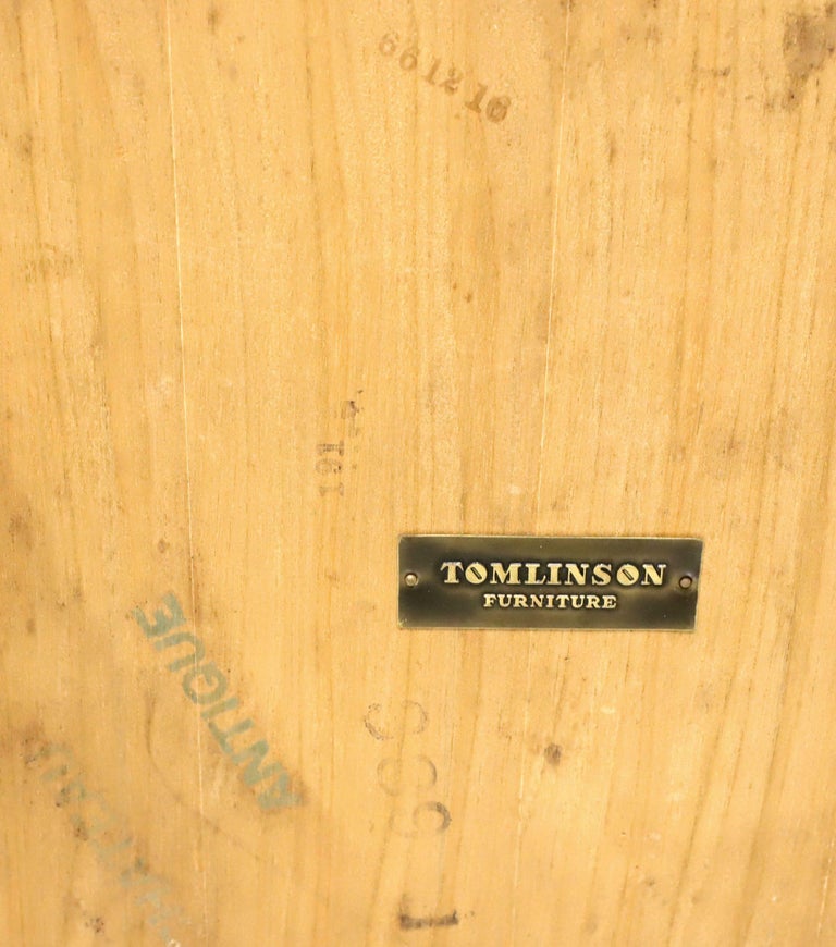 TOMLINSON 1960's Walnut Square Side Table with Metal Legs - A For Sale ...