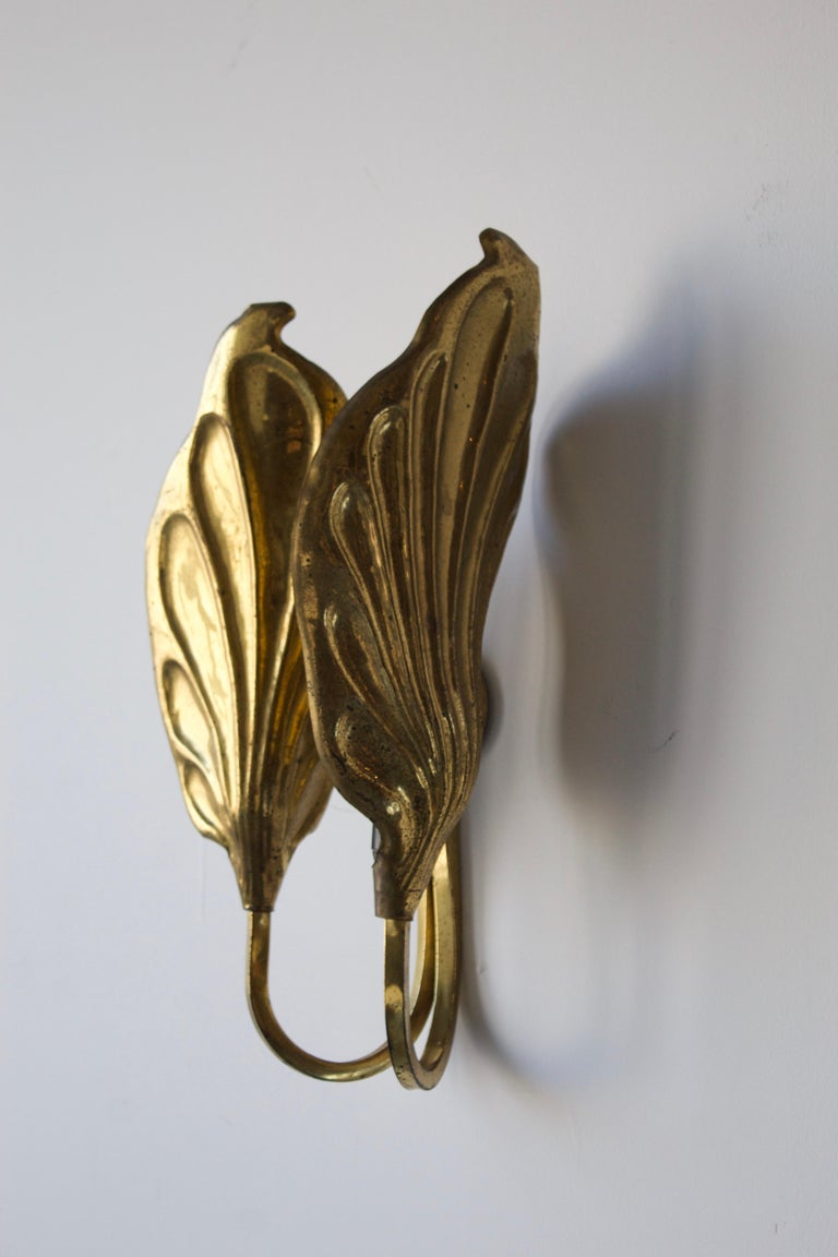 Tommaso Barbi and Carlo Giorgi, Organic Wall Light, Brass, G&G, Italy ...