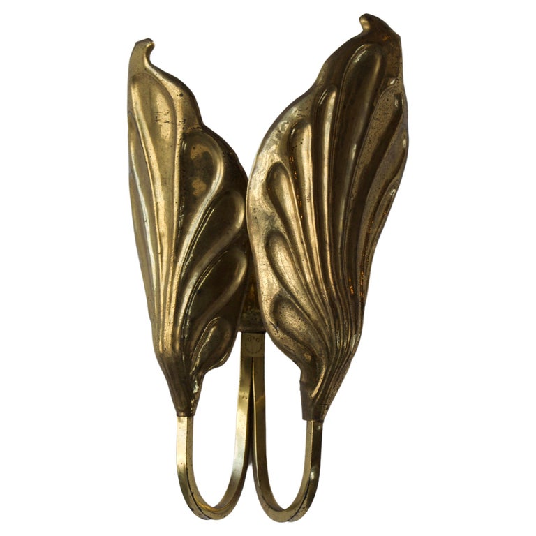 Tommaso Barbi and Carlo Giorgi, Organic Wall Light, Brass, G&G, Italy ...