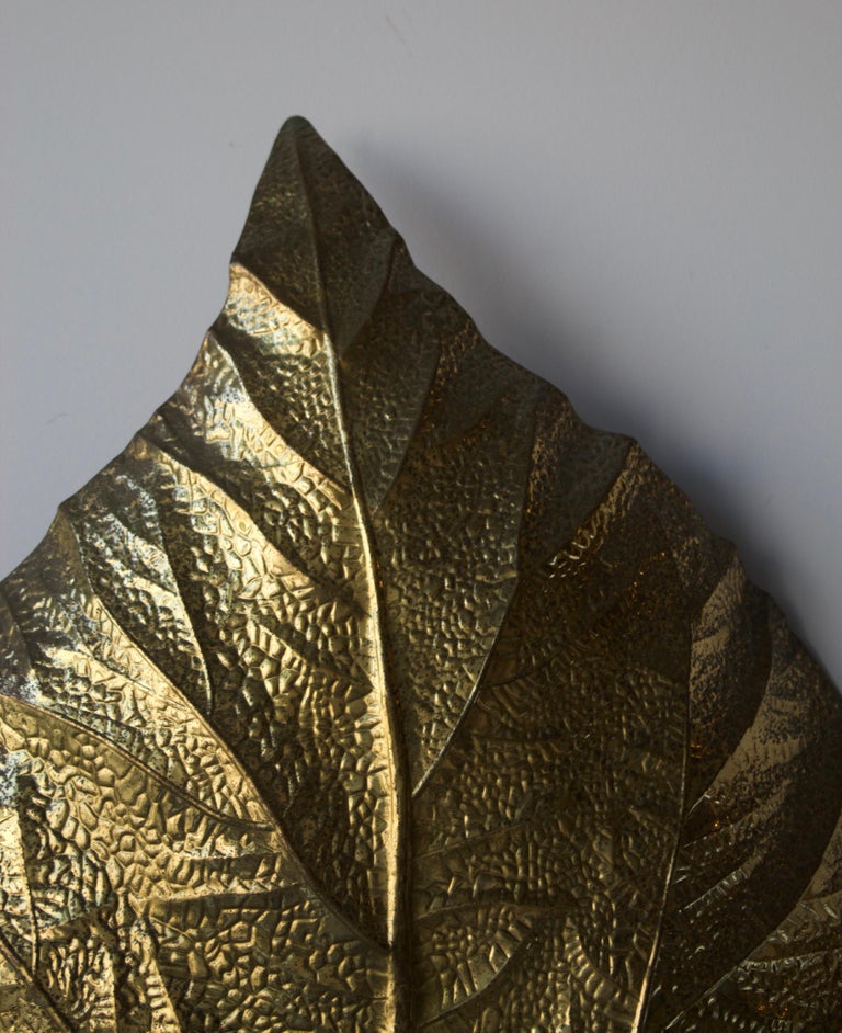 Tommaso Barbi and Carlo Giorgi, Sizable Wall Light, Brass, G&G, Italy ...