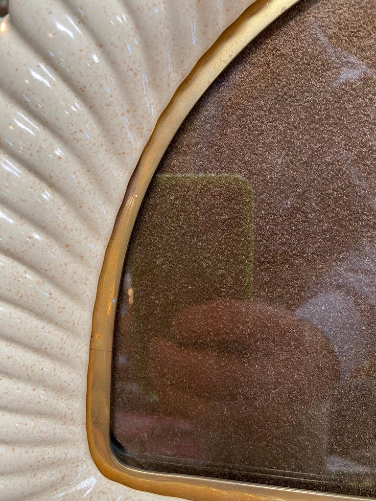 Tommaso Barbi Ceramic Picture Frame, Italy, 1970s at 1stDibs