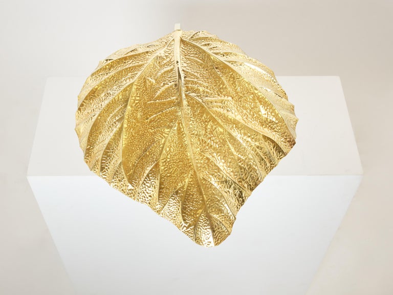 Tommaso Barbi for Bottega Gadda Rhubarb Brass Table Lamp, 1970s For ...