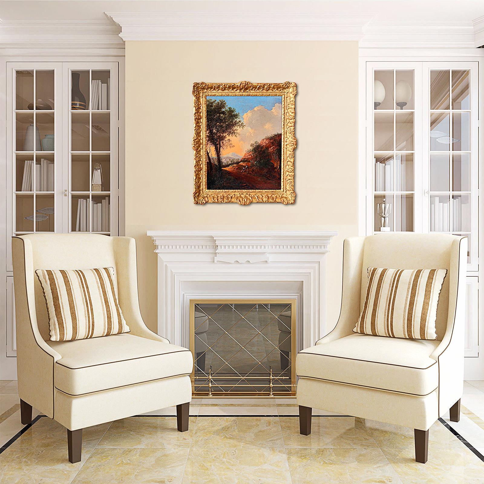 Landscape Porta Paint Oil on canvas Old master 18yh Century Italian ...