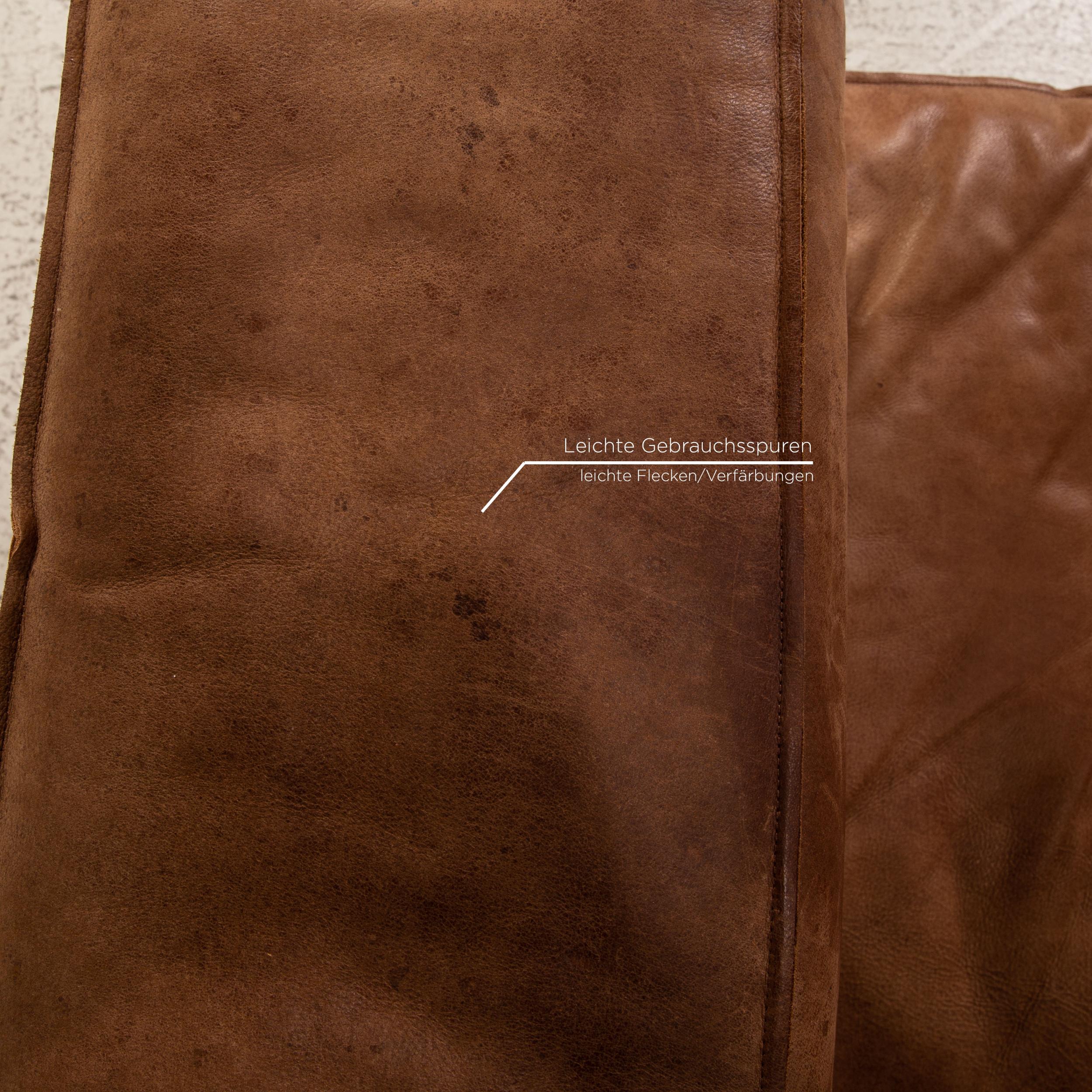 Tommy M by Machalke Leather Sofa Brown Four-Seater Couch For Sale at ...