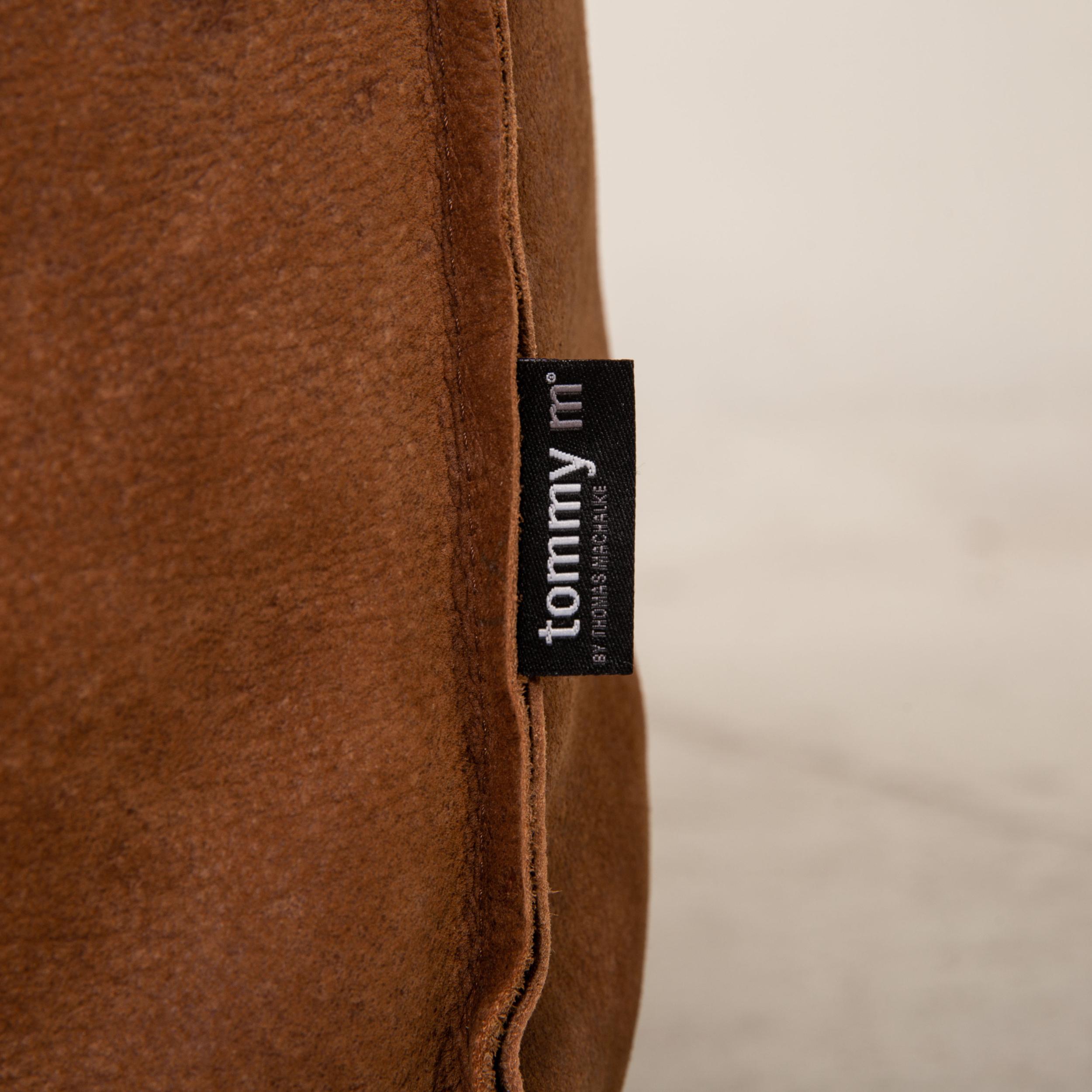 Tommy M by Machalke Leather Sofa Brown Four-Seater Couch For Sale at ...