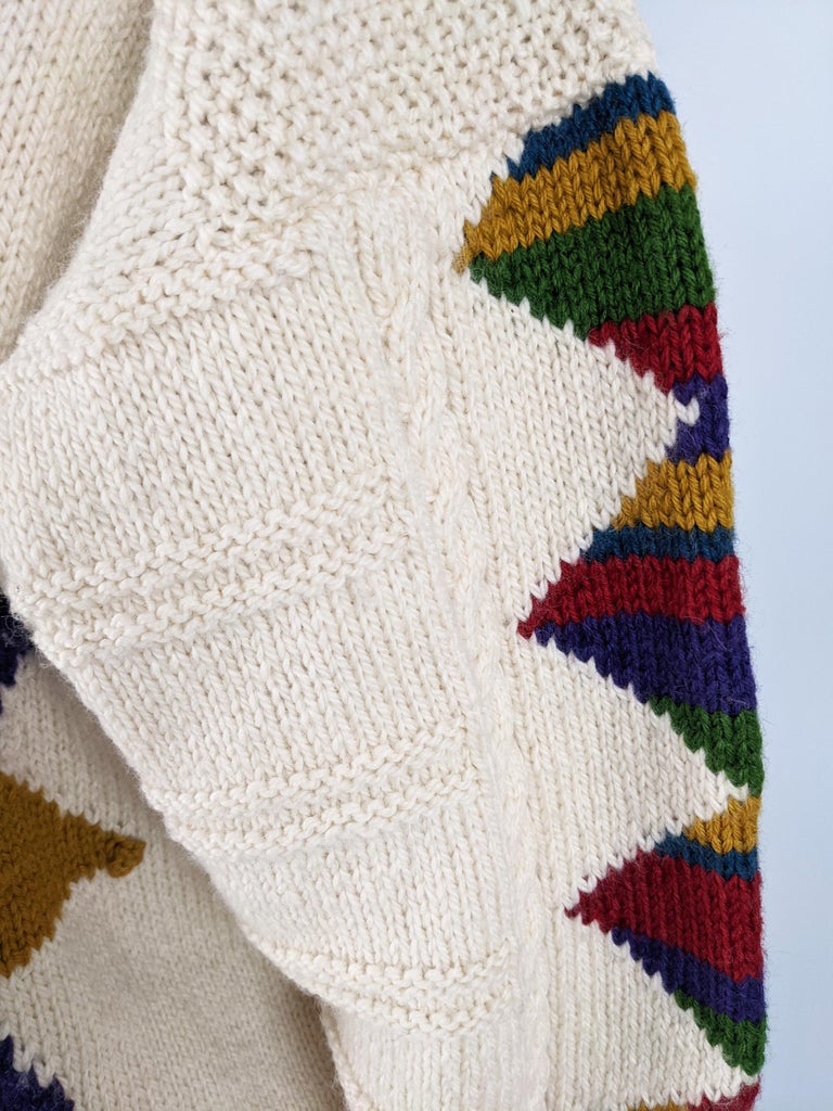 Tommy Nutter of Savile Row Rare Mens Vintage Knit Sweater, 1980s For ...