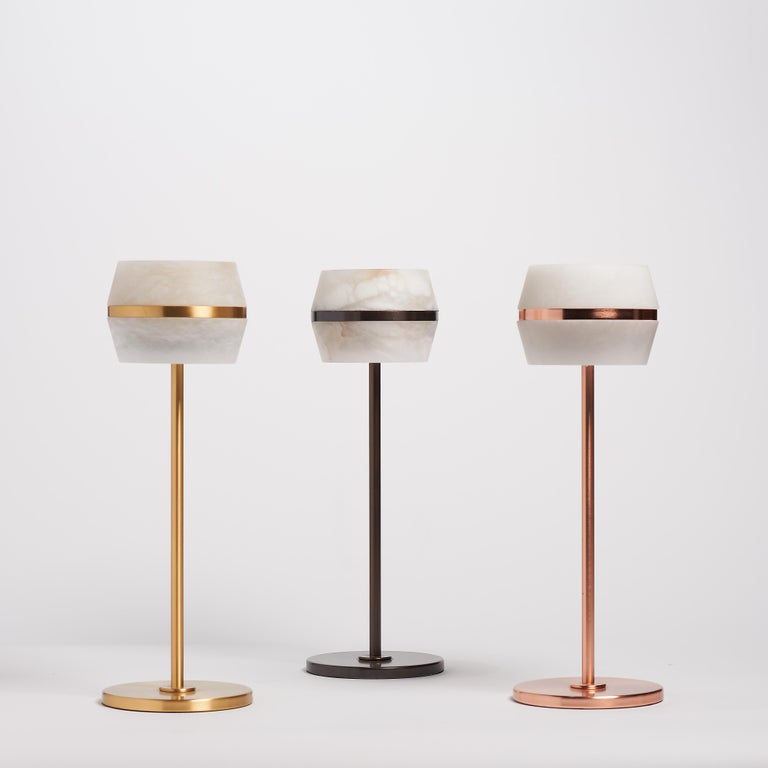 Modern Italian Table Lamp "Tommy Wireless" - Satin Brass For Sale at ...