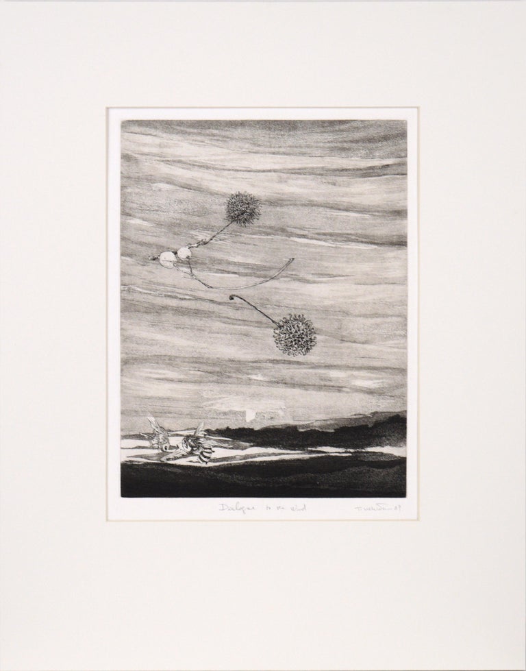 Tomoya Uchida - "Dialogue to the Wind" - Intaglio Print by Tomoya ...