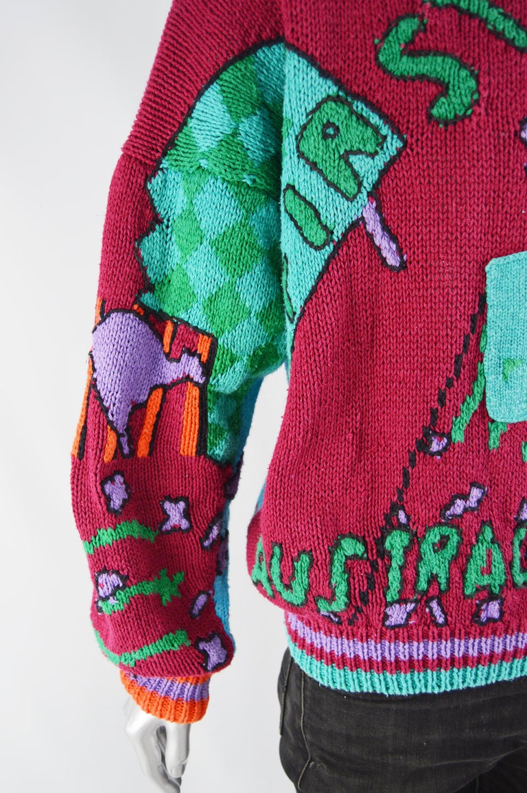 Ton SurTon Vintage Mens Hand Knitted Sweater, 1980s For Sale at 1stDibs ...