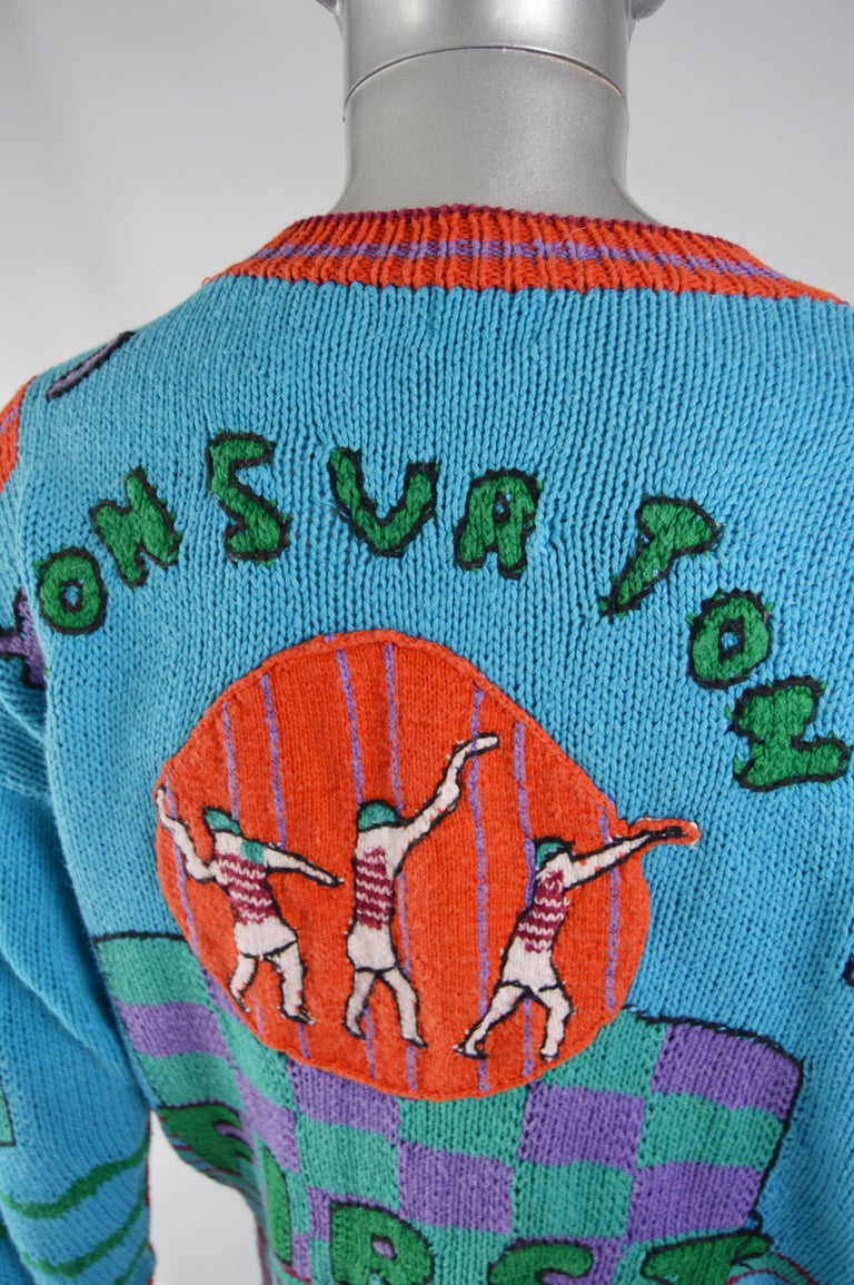 Ton SurTon Vintage Mens Hand Knitted Sweater, 1980s For Sale at 1stDibs ...