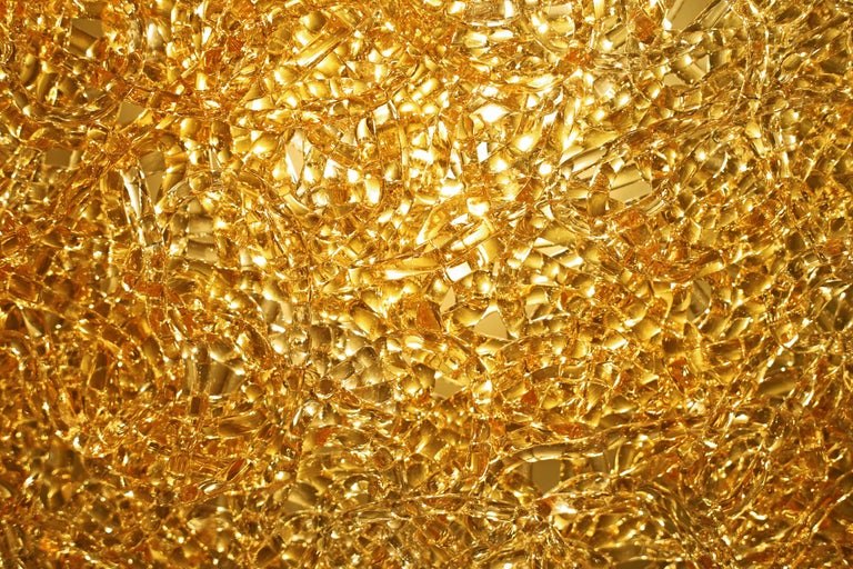 Tondo 180 Wall Light in Gold Polycarbonate by Jacopo Foggini For Sale ...