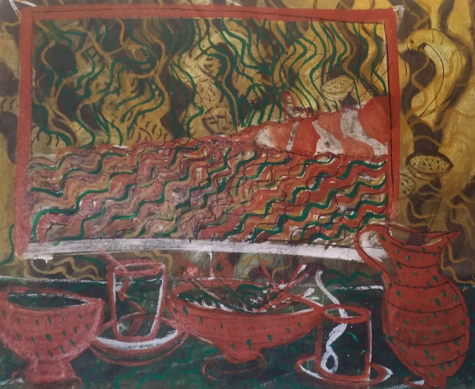 Toni Caldentey - characters- Originall Neo-expressionist Acrylic ...