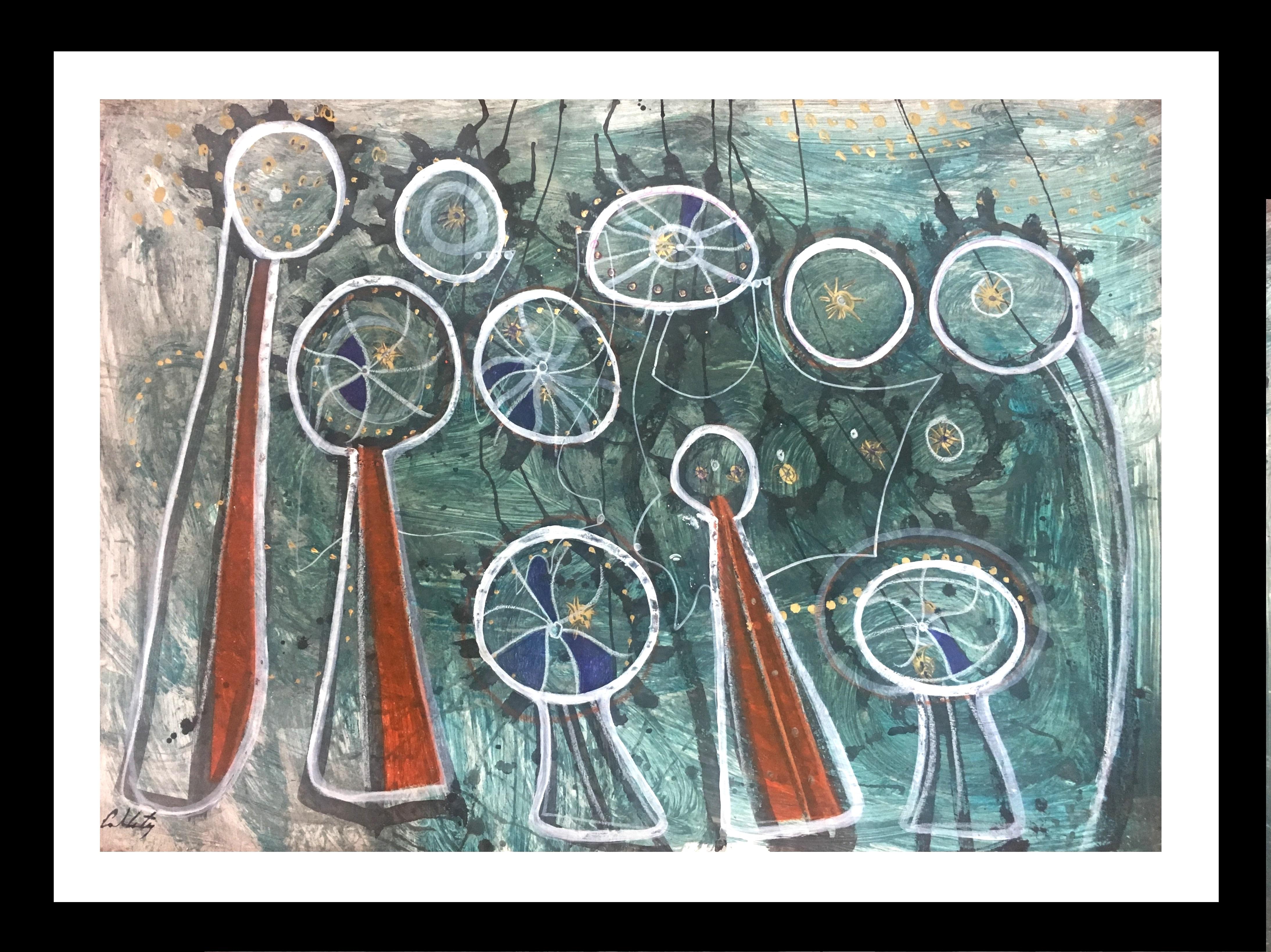 Windmill Paintings - 66 For Sale on 1stDibs | farm windmill paintings ...