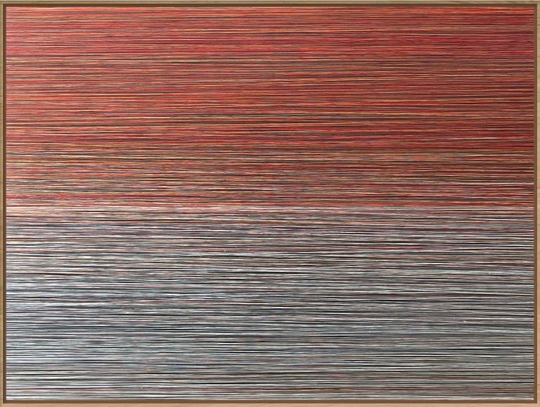 Toni Garau - Red Night - Toni Garau Abstract Painting Mixed Media For ...