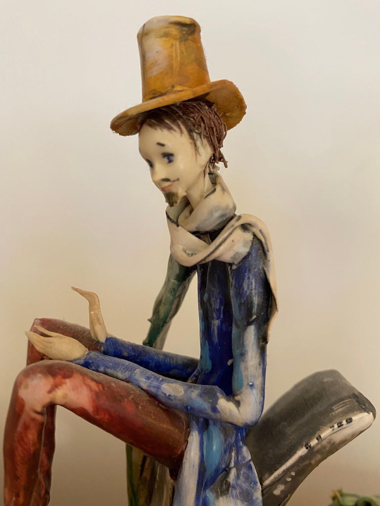 Toni Moretto Skulptur/ Lo Scricciolo Keramik bei 1stDibs