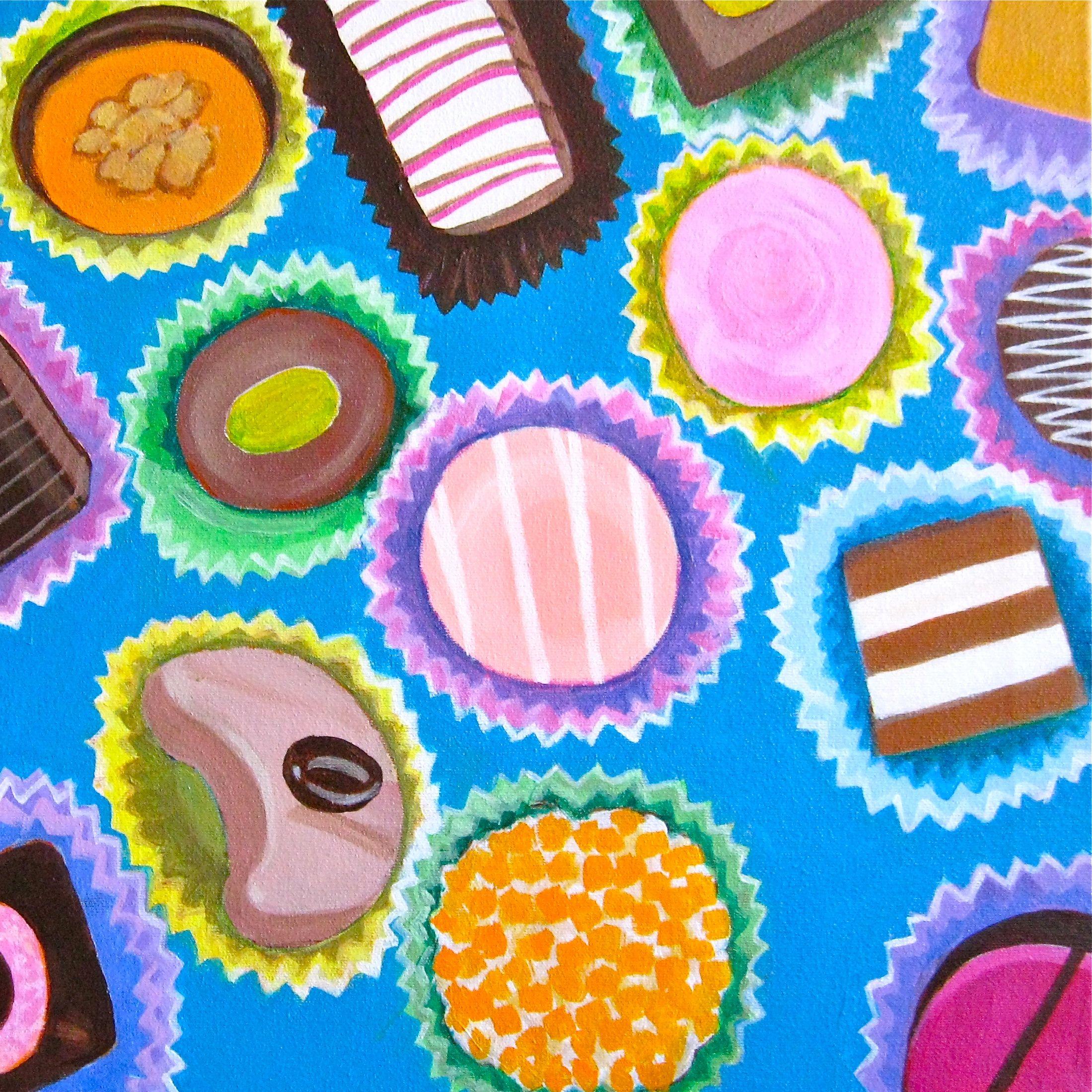 Chocolate Painting - 37 For Sale on 1stDibs