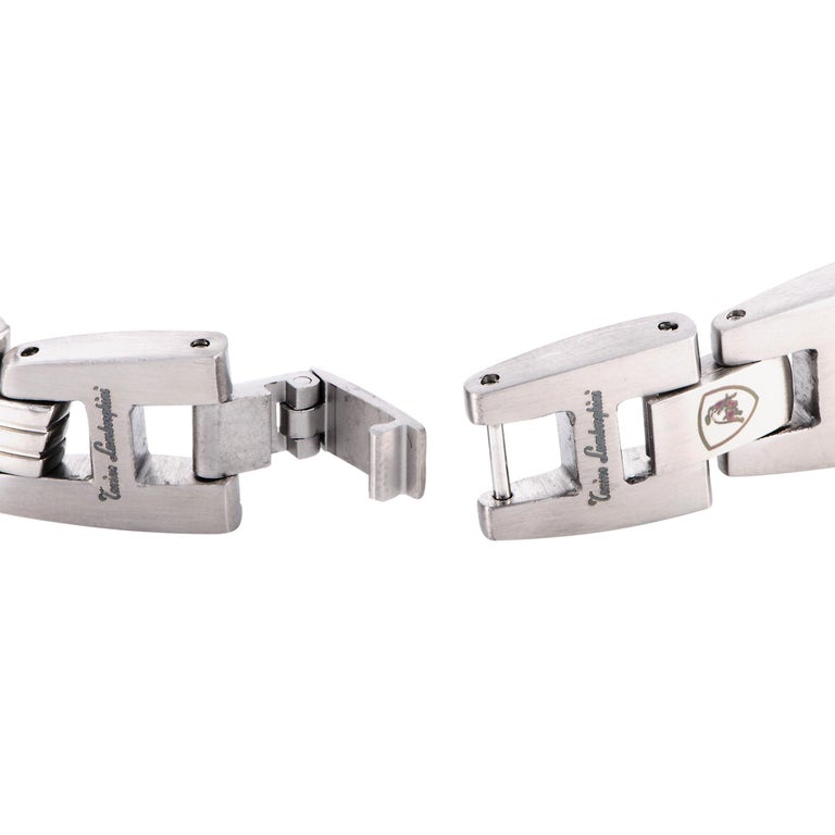 Tonino Lamborghini Corsa Collection Stainless Steel Red and White ...