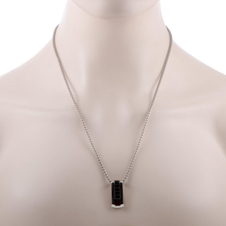 Tonino Lamborghini Il Primo Stainless Steel Pendant Link Necklace at ...