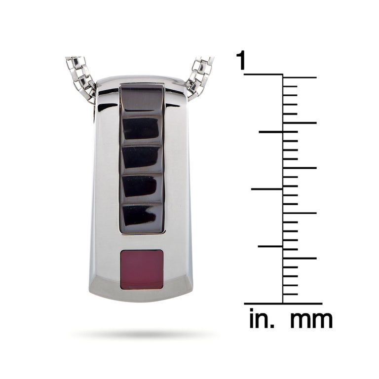 Tonino Lamborghini Il Primo Stainless Steel Pendant Link Necklace at ...