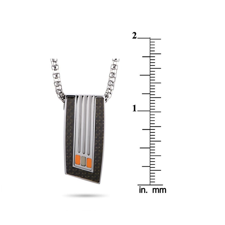 Tonino Lamborghini Stainless Steel Pendant Link Necklace at 1stDibs ...