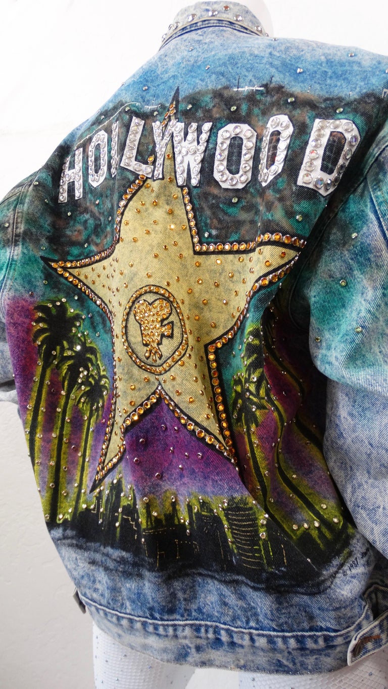 Tony Alamo "Hollywood" Rhinestone Embellished Jean Jacket For Sale at ...