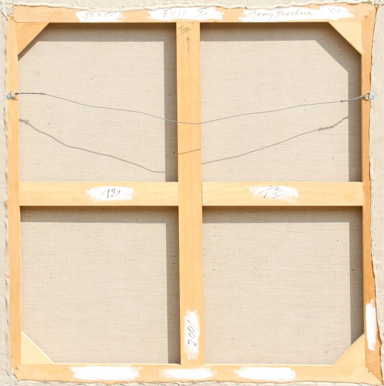 Tony Bechara - Fuji V, Op Art Oil Painting For Sale at 1stDibs