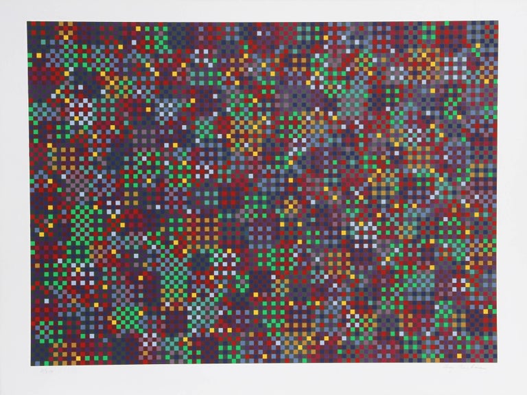 Tony Bechara - 151 Colors, Geometric Abstract Silkscreen by Tony ...