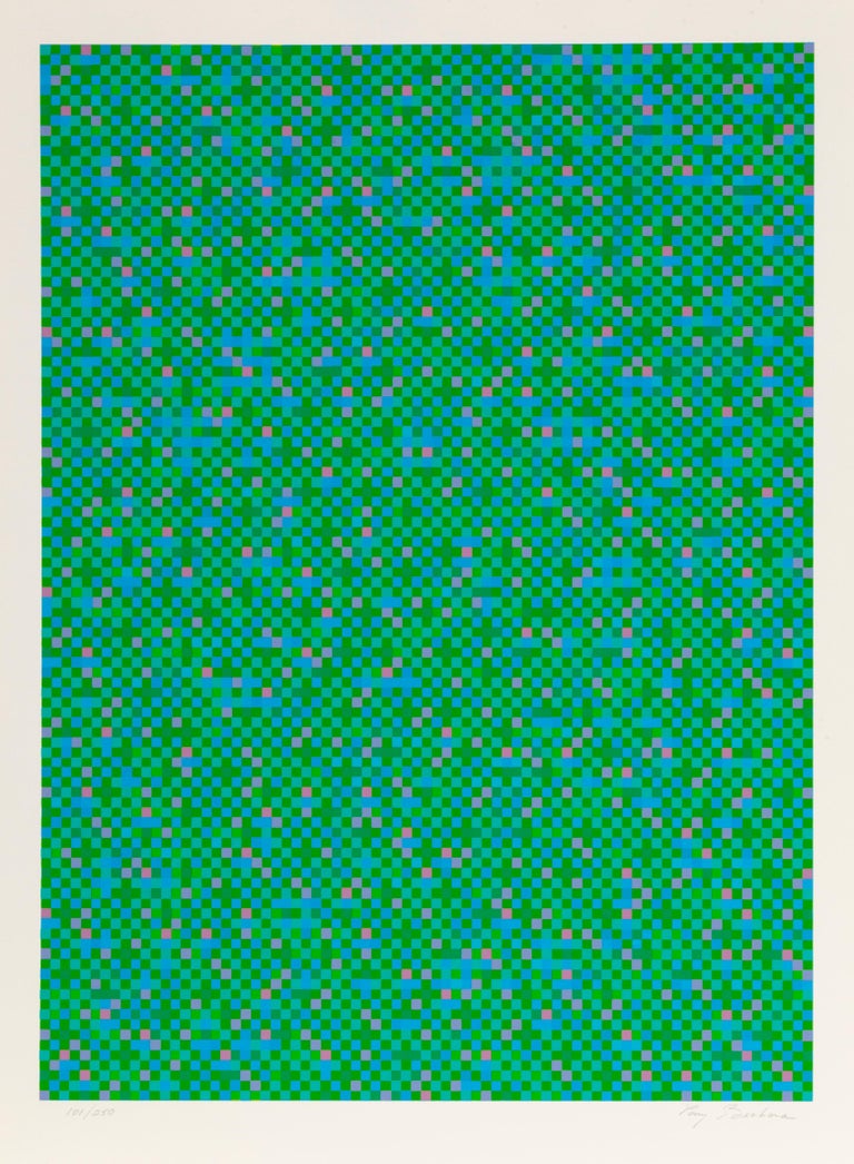 Tony Bechara - Orion, Geometric OP Art Serigraph by Tony Bechara For ...