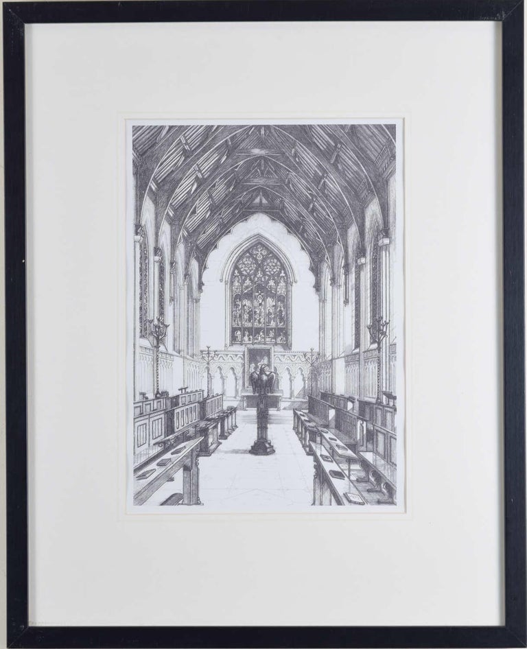 Tony Broderick - Corpus Christi College, Cambridge Chapel print by Tony ...