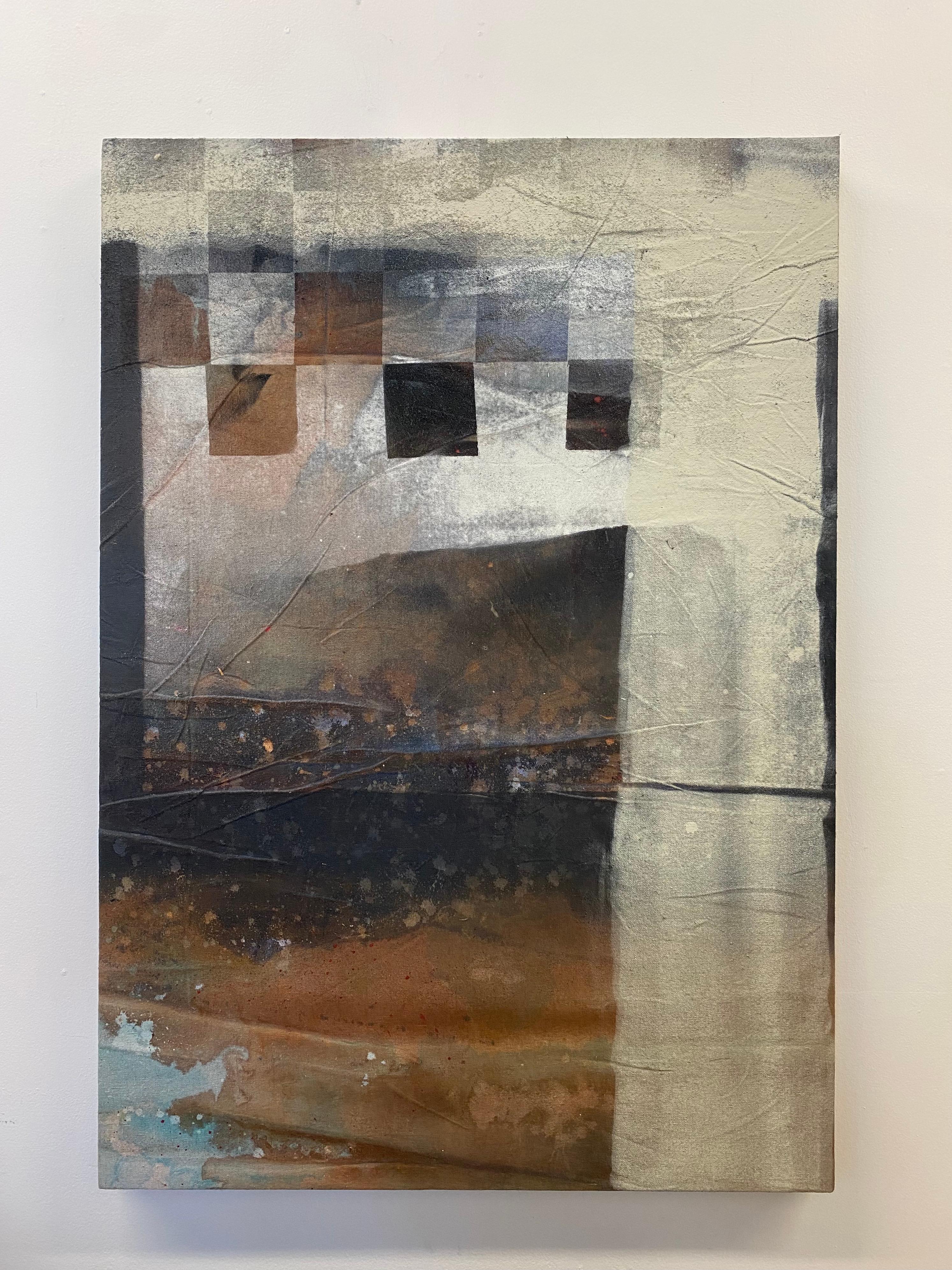 Tony Brown - abstract, nuetral tones, canvas, painting For Sale at ...