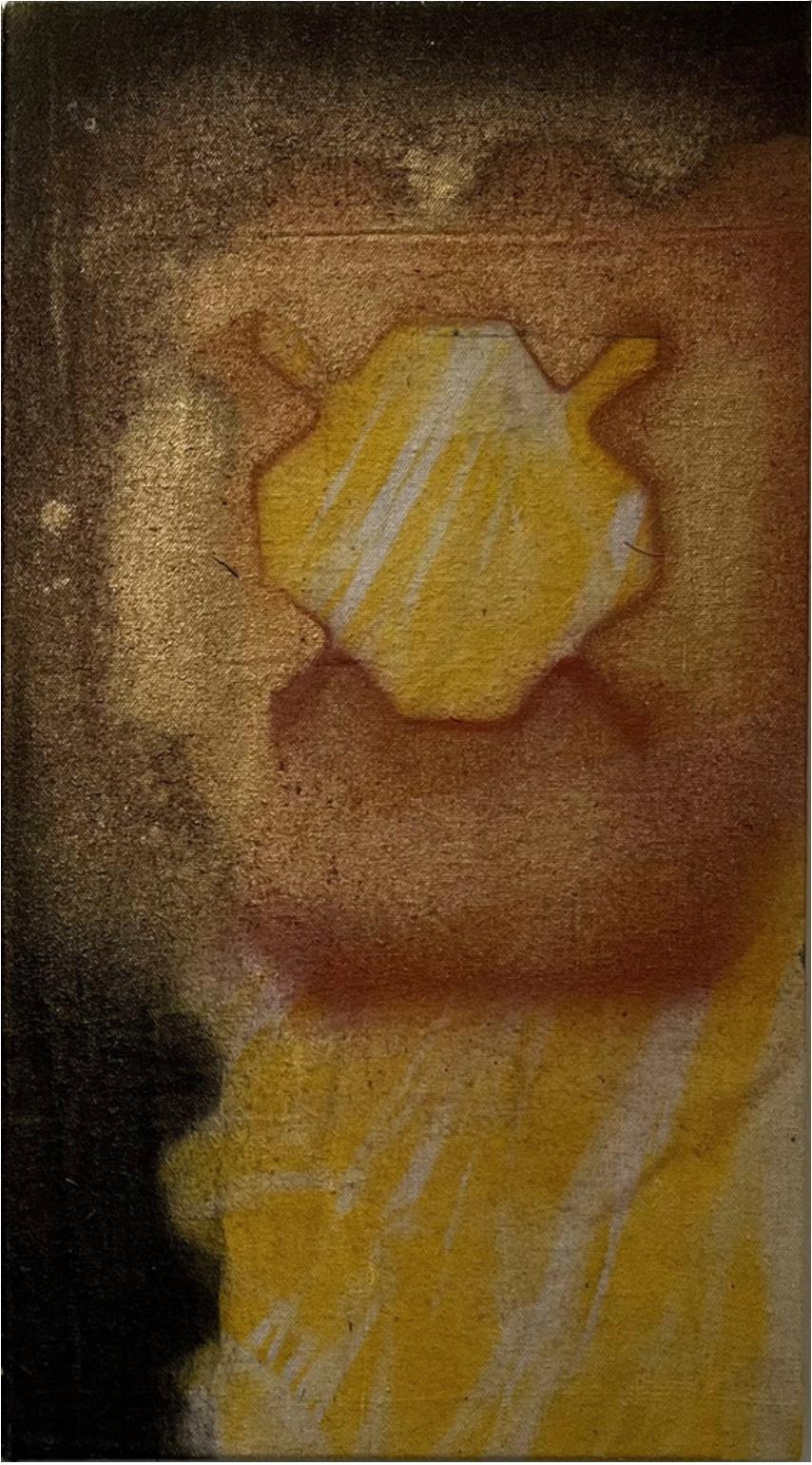 Al Maser - Static (Abstract painting on canvas created with spray paint ...