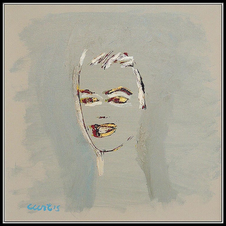 Tony Curtis - Tony Curtis Original Painting Oil On Canvas Signed ...