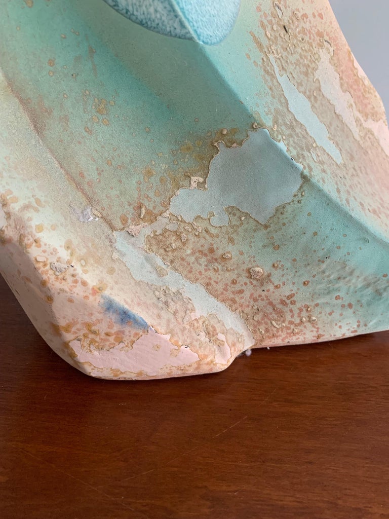 Tony Evans Large Raku Vase For Sale at 1stDibs